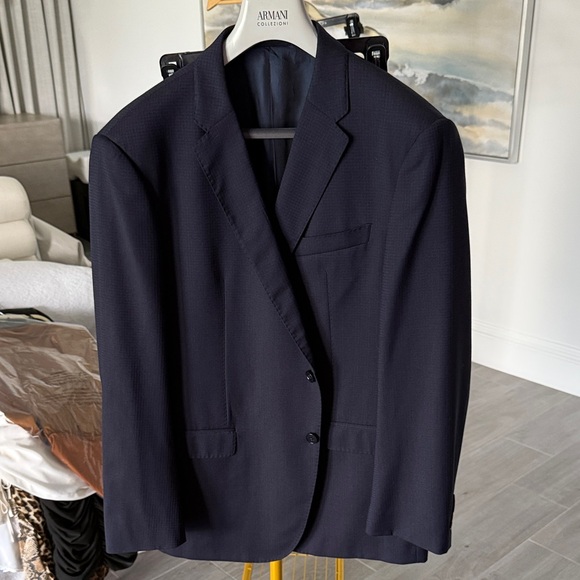 Armani Collezioni | Suits & Blazers | Armani Collezioni Mens Dark Blue ...